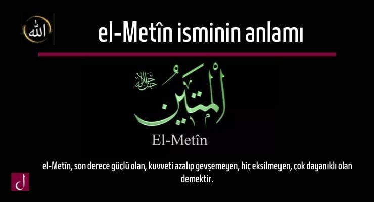 Metin isminin anlamı - Dostkelimeler